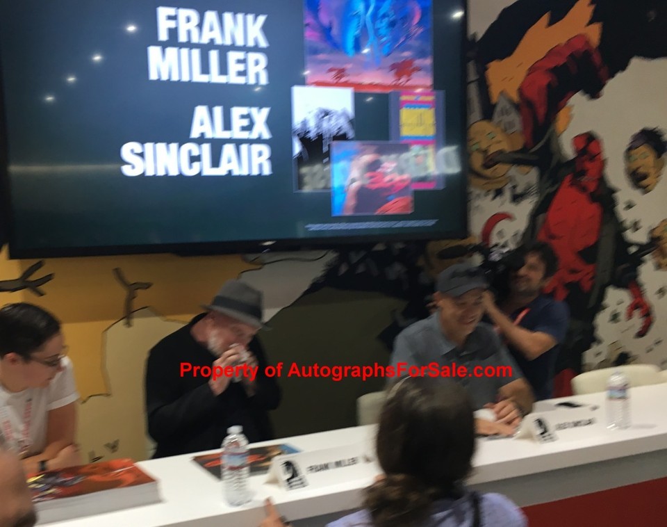 Frank Miller Alex Sinclair autographed autograph signed Xerxes 11x17 ...