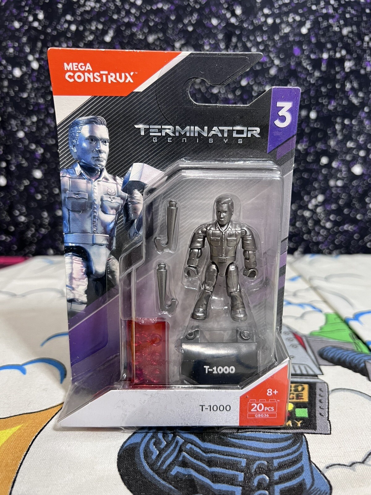 Terminator Genisys T-1000 Mega Construx Series 3 Figure Sealed Blocks ...