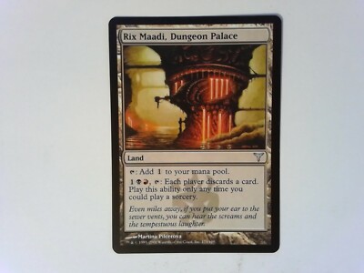 Rix Maadi, Dungeon Palace Dissension - Magic the Gathering MTG - Land ...