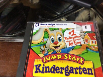 Knowledge Adventure JumpStart Kindergarten for PC Mac Users Guide Age 4 ...
