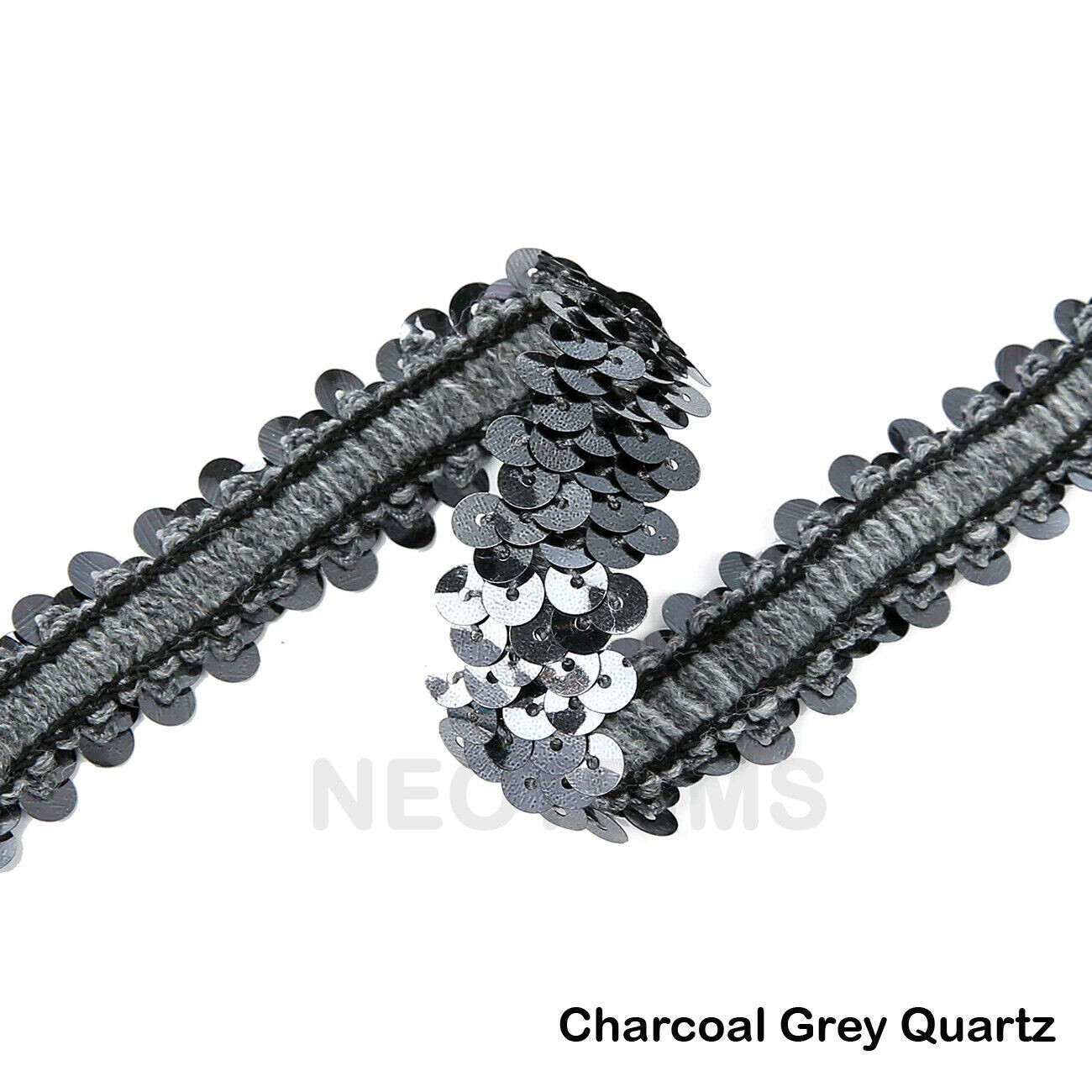 Stretch Sequin Elastic Trimming 2cm 20 Colors Washable Craft Costume ...