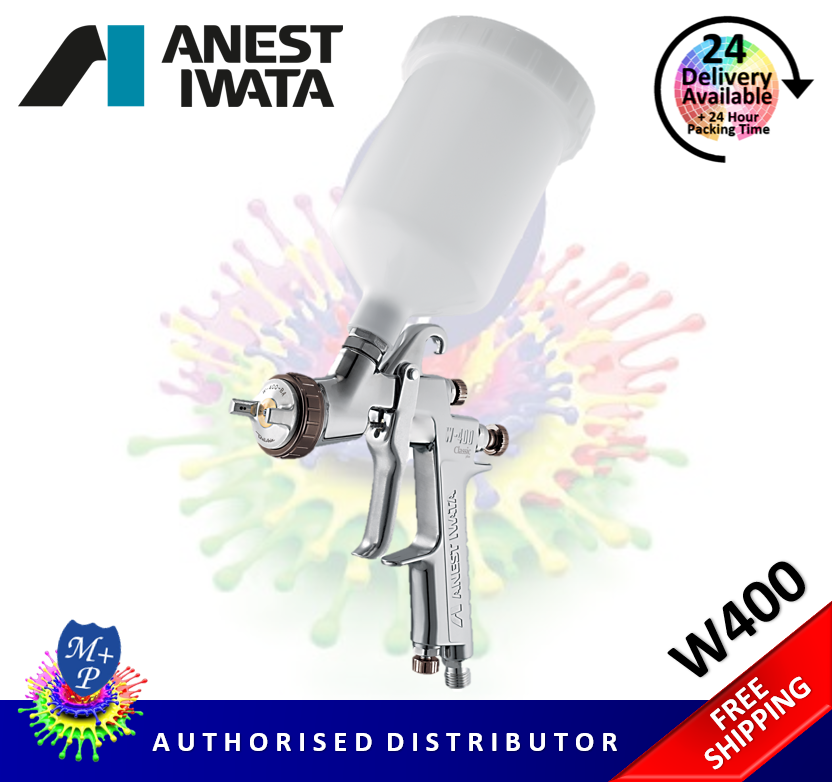 ANEST IWATA W400 Bellaria Classic Plus Gravity Spray Gun inc Cup 1.3MM 13328513P | eBay UK