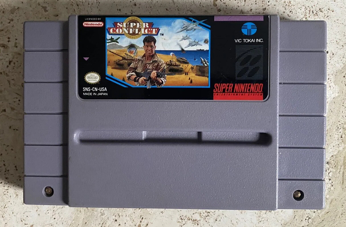 Super Conflict (Super Nintendo Entertainment System, 1993) for sale ...