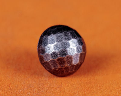 30pc 10MM SOLID SILVER HEXAGON BALL CONCHO STUD SPOTS RIVET LEATHER ...