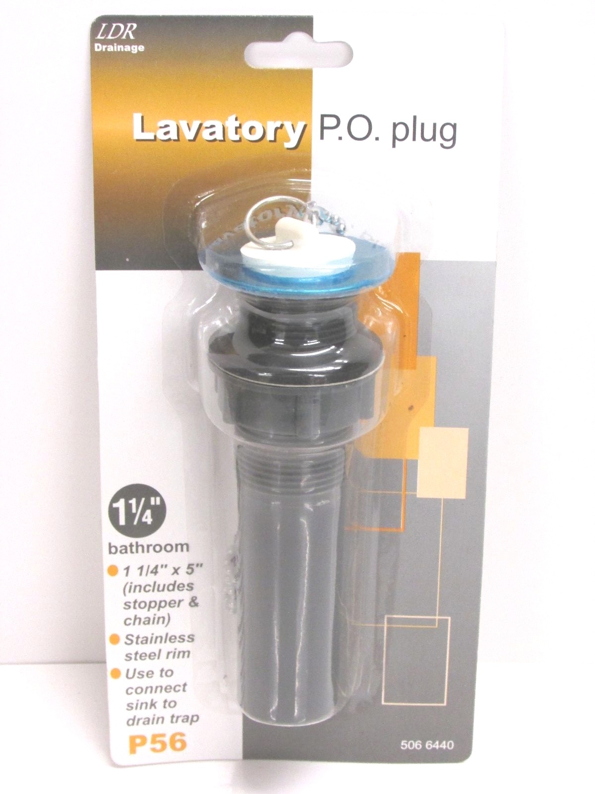 NOS! LDR P56 LAVATORY PO PLUG, 1-1/4" x 5", 506 6440 | eBay