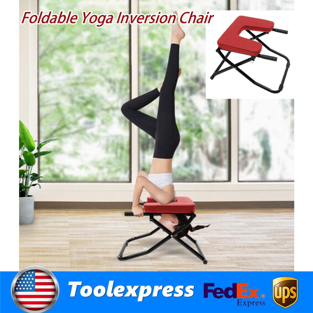 Yoga Headstand Bench Chair Stand Inversion Stool Fitness Inversion ...