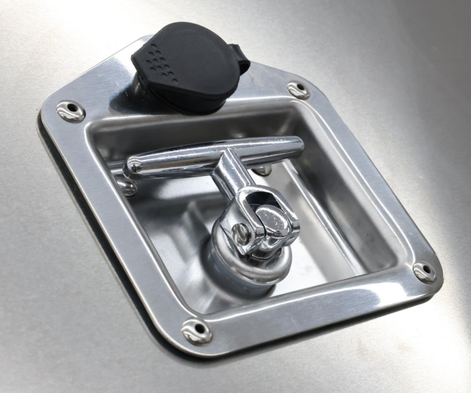 NEW 23.3"X28"X25" Side Mount Semi Truck Tool Storage Saddle Step Box ...