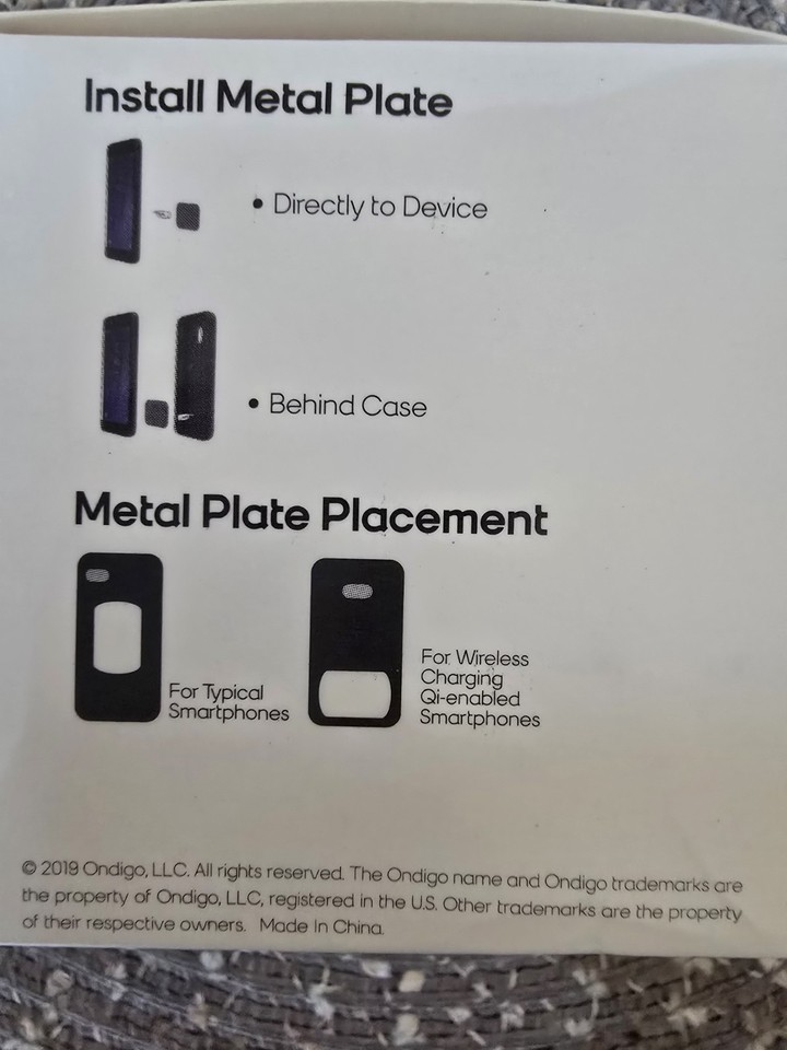 Boost Mobile Black Magnetic Air Vent Clip Car Mount 360° Rotating w ...