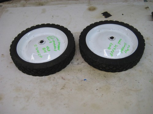 21" Vintage Snapper Self Propelled Push Mower Pair of Rear 9" Drive ...