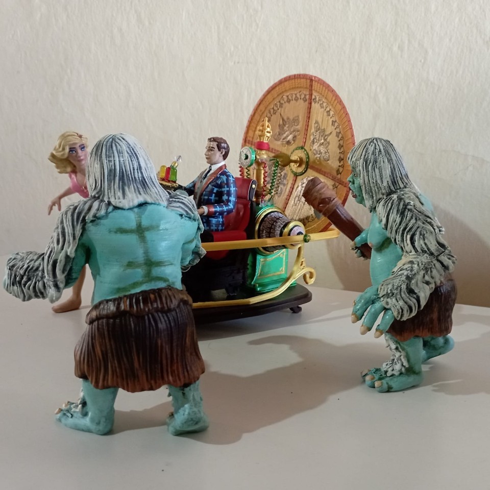 HG Wells The Time Machine + 2 Morlocks + George + Weena 1/12 scale ...