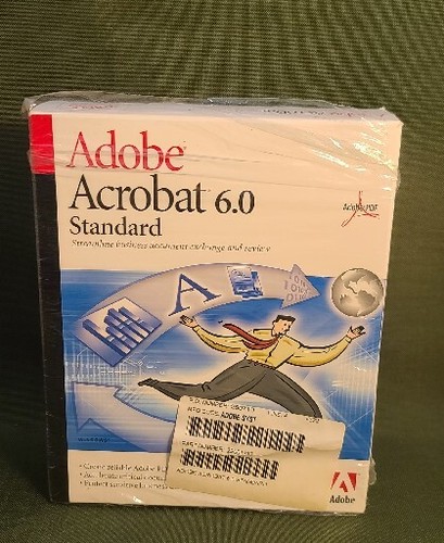 Adobe Acrobat 6.0 Standard (Retail) (1 User/s) Full Version for Windows ...
