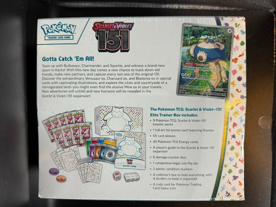 Pokémon ETB - 151 - Scarlet & Violet - Factory Sealed ETB | eBay