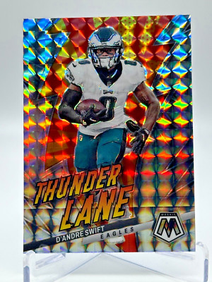 D'Andre Swift SILVER MOSAIC 2023 Panini Mosaic THUNDER LANE #TL-DSW | eBay