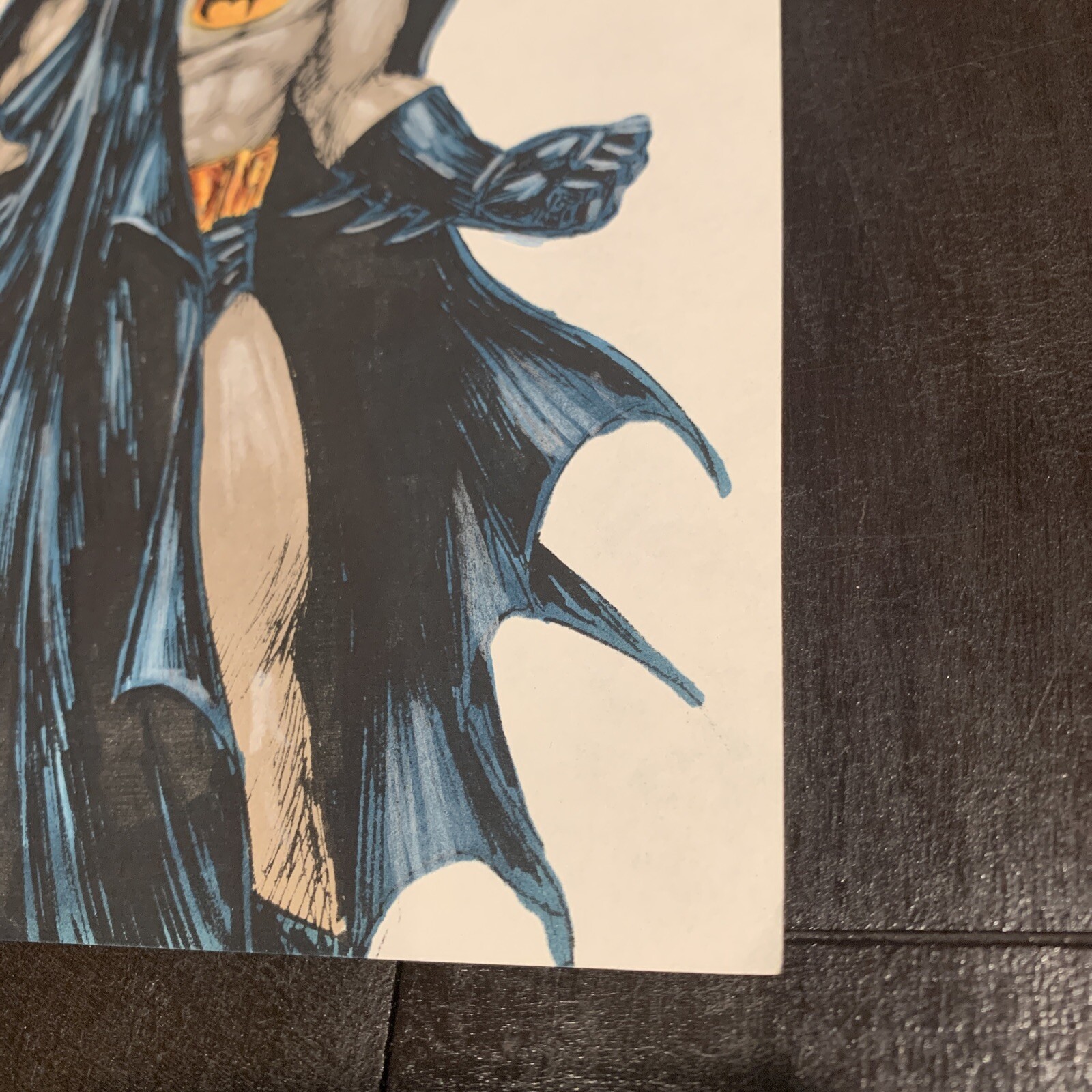 Early Joseph Michael Linsner Original Sketch Art 9 X 11 Color Batman ...