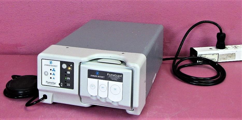 Zimmer Buffalo Filter PlumeVac AEVV120 ESU Laser Smoke Evacuator w/ New ...