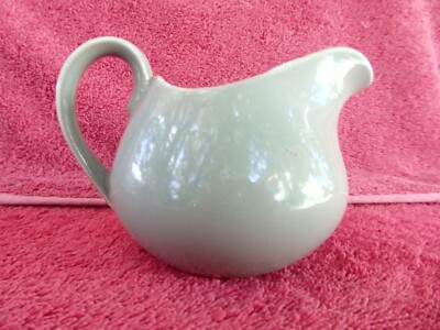 SMALL UNBRANDED LIGHT GREEN MILK JUG 12cm. [HANDLE TO SPOUT] | eBay ...