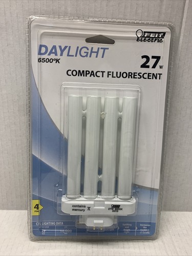 Feit Electric BPPL27F/65K 120V Daylight 6500K 1450 lm. PL Specialty CFL ...