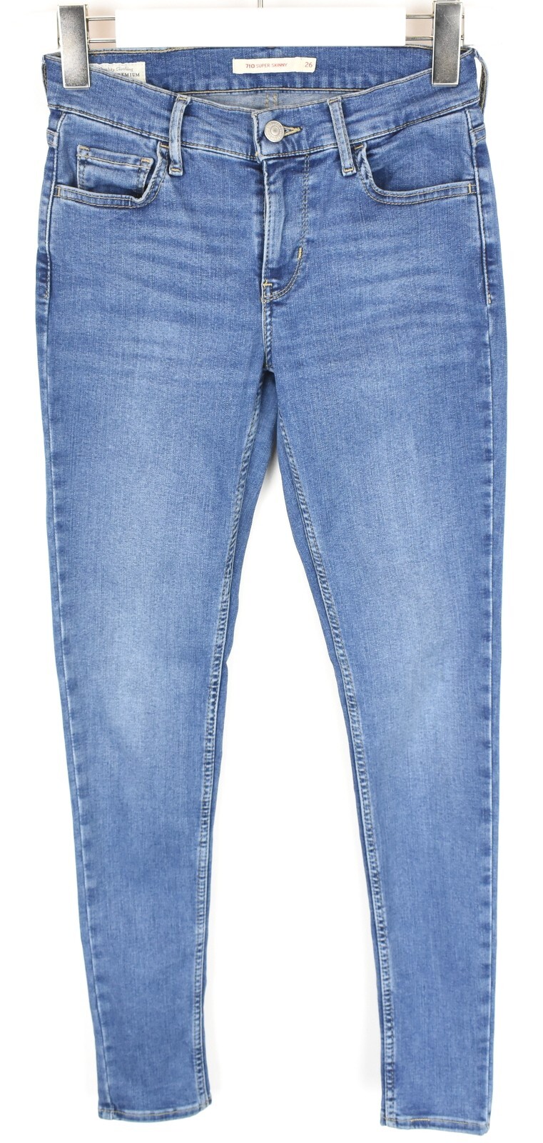 LEVI's 710 Super Skinny Premium Big E Jeans Women's W… - Gem