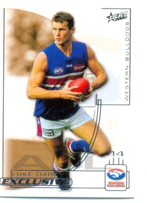 2002 Select AFL Exclusive series Common Card 131 - Luke Darcy - Western ...