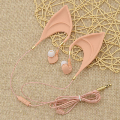 3.5mm Elf Ears Earphones Headphones Earbuds Stereo In-Ear Mobilephone ...