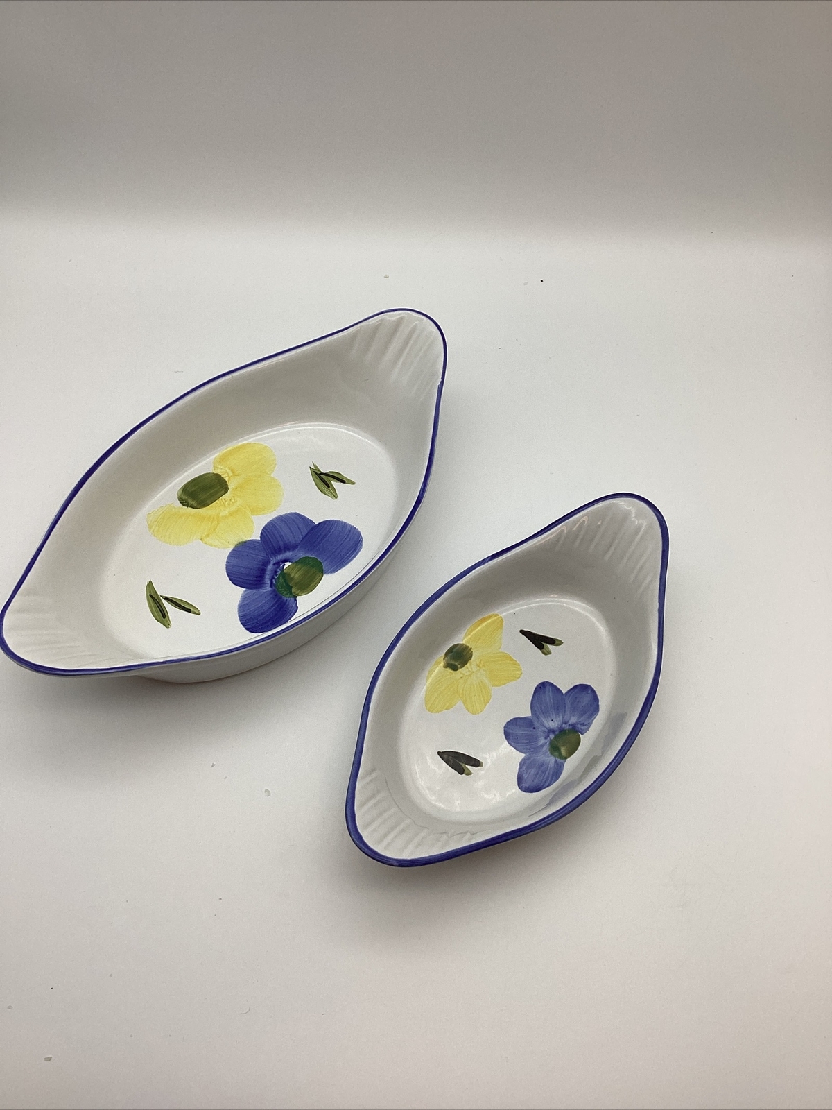 MAXAM PORTUGAL STONEWEAR CASSEROLE DISH HAND PAINTED PORTUGAL NUMBERED ...