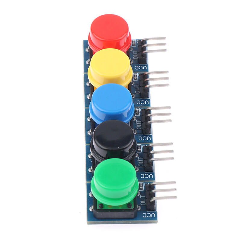 5PCS Key Button Module Light Touch Switch Module With Hat High Level ...