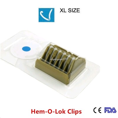 FDA 6PCS/pack Disposable Surgical Clips Medical Clips for XL Size Clip ...