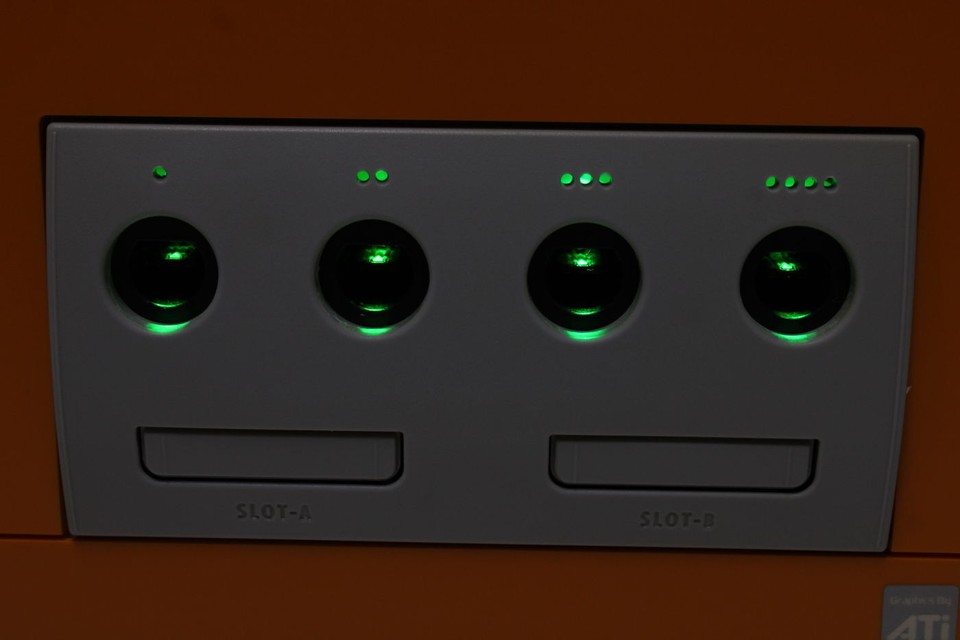 Nintendo GameCube Controller Port Custom LED Face Plate Mod GC NGC ...