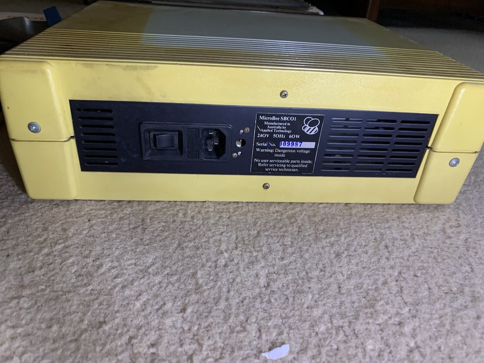 Vintage Microbee computer Set ( 3 Item ) + User Manual Book, Floppy ...