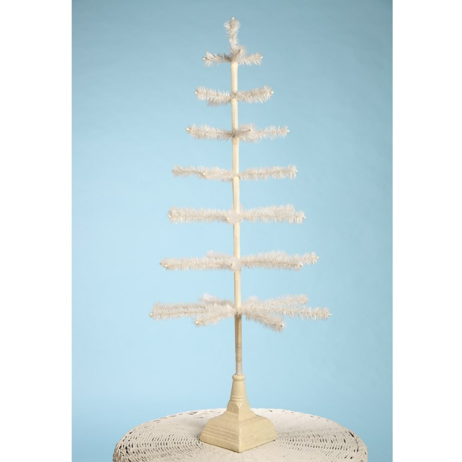 Blue And White Feather Trees