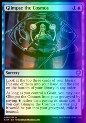 MTG Magic the Gathering Glimpse the Cosmos (60/551) Kaldheim NM FOIL | eBay
