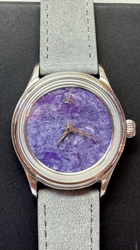 Artisan d'Horlogerie or L'Artisan Charoite Purple Stone Dial Watch | eBay