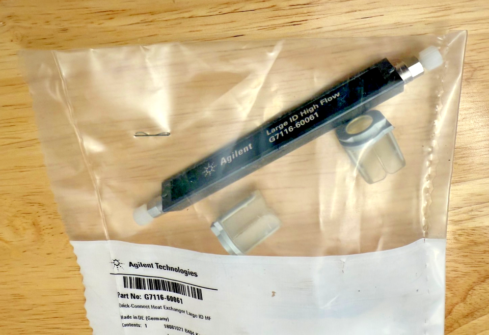 NEW Agilent G7116-60061 Quick-Connect Heat Exchanger Large ID High flow ...