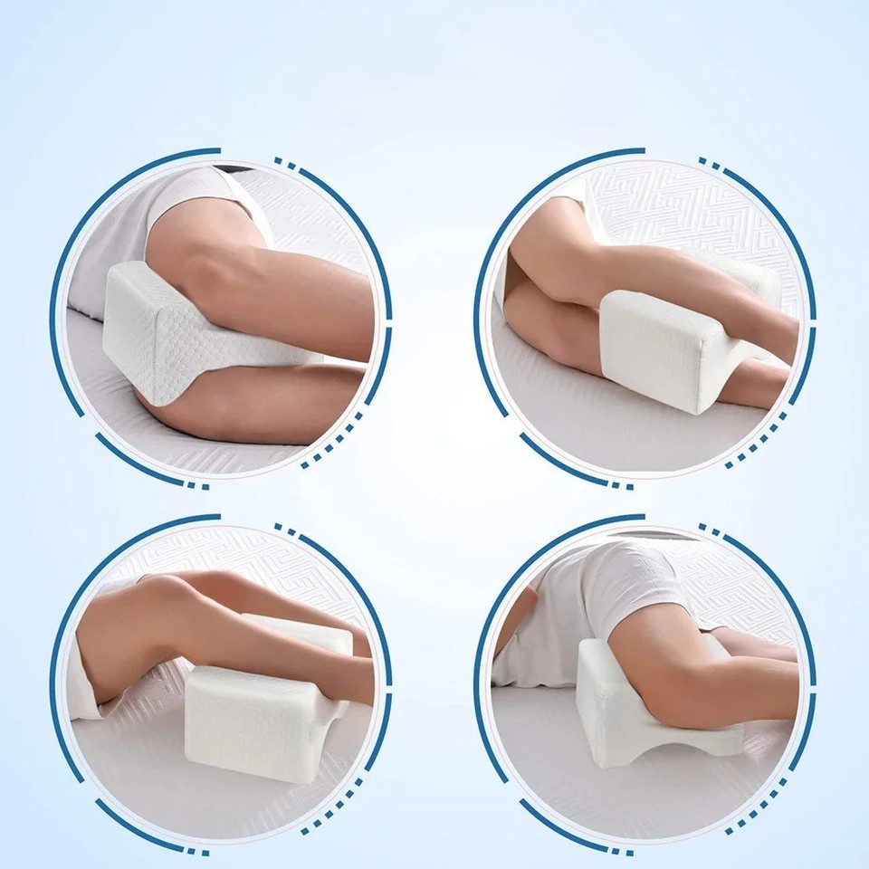 Knee Leg Pillow For Sleeping Cushion Support Between Legs Rest Memory ...