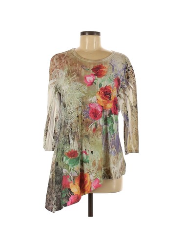 Jess & Jane Women Green Long Sleeve T-Shirt M | eBay