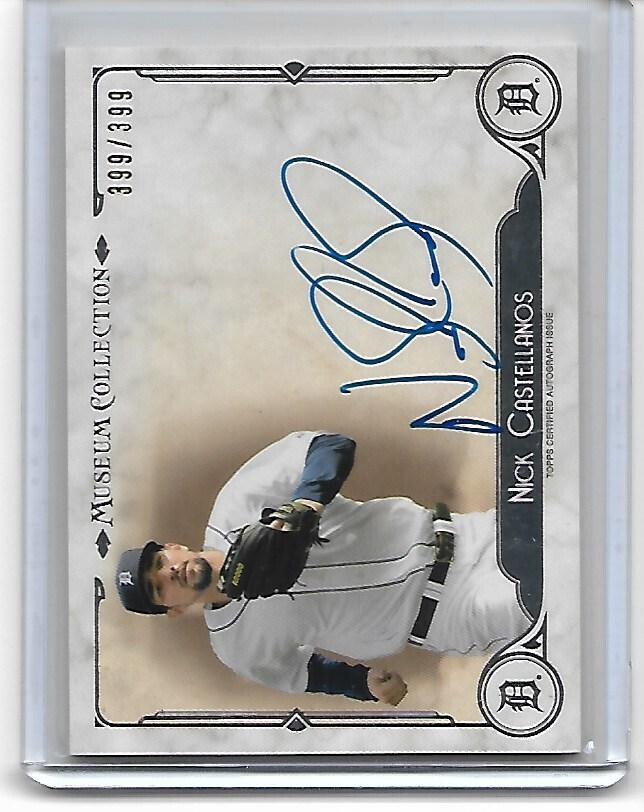 Nick Castellanos 2014 Topps Museum Collection RC LAST Auto SP Autograph ...