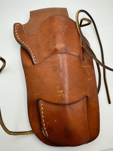 Bianchi Leather Holster Revolver #1873 4-6" Large SA MEXICAN CROSS DRAW ...