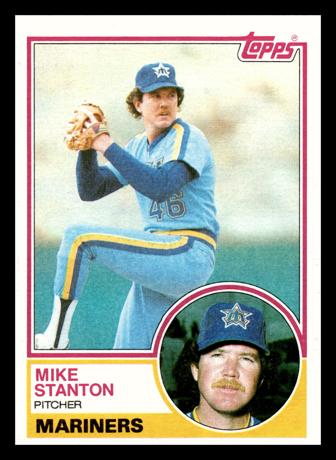 1983 Topps Mike Stanton Seattle Mariners #159 VG-EX Vintage | eBay