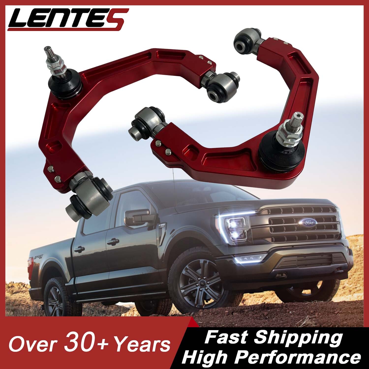 2PCS Billet Aluminum F150 Upper Control Arm 2"-4"Lift For 2004-2022 ...