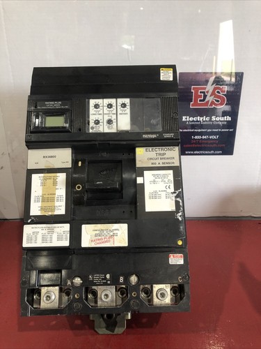 Square D I-Line Circuit Breaker MX36800 800 Amp w/ 75% Rating ARP075 w ...