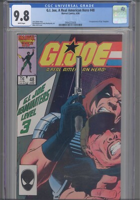 GI Joe #48 CGC 9.8 1986 Marvel Comics 1st App Sgt. Slaughter Mike Zeck ...