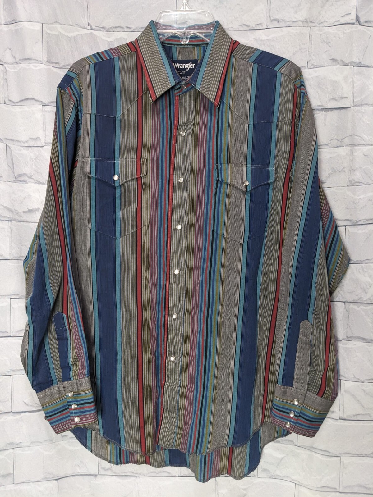 Wrangler Cowboy Cut Regular Fit Men's Vintage Striped… - Gem