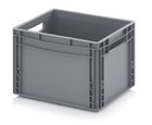 Heavy Duty GREY Euro Stacking Plastic Storage Industrial Container ...