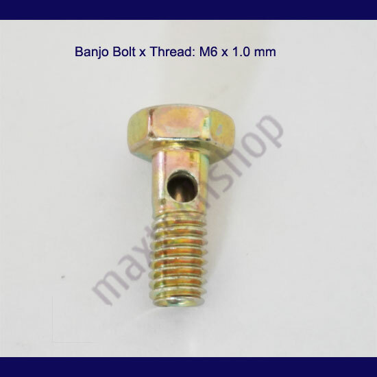 Banjo Bolt M6/M8/M10/M12/M14/M16/M18 Metric Thread BSPP BSP G Fine ...