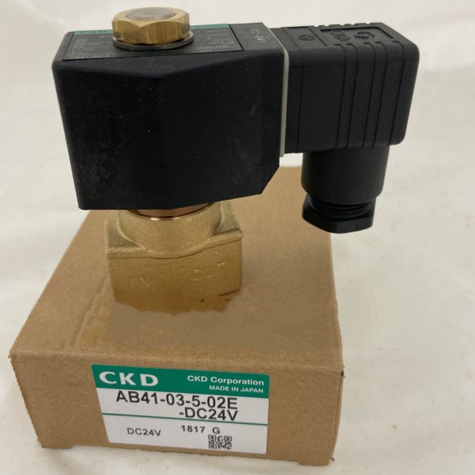 One For CKD New AB41-03-5-02E-DC24V AB41-03-5-02E DC24V solenoid valve ...
