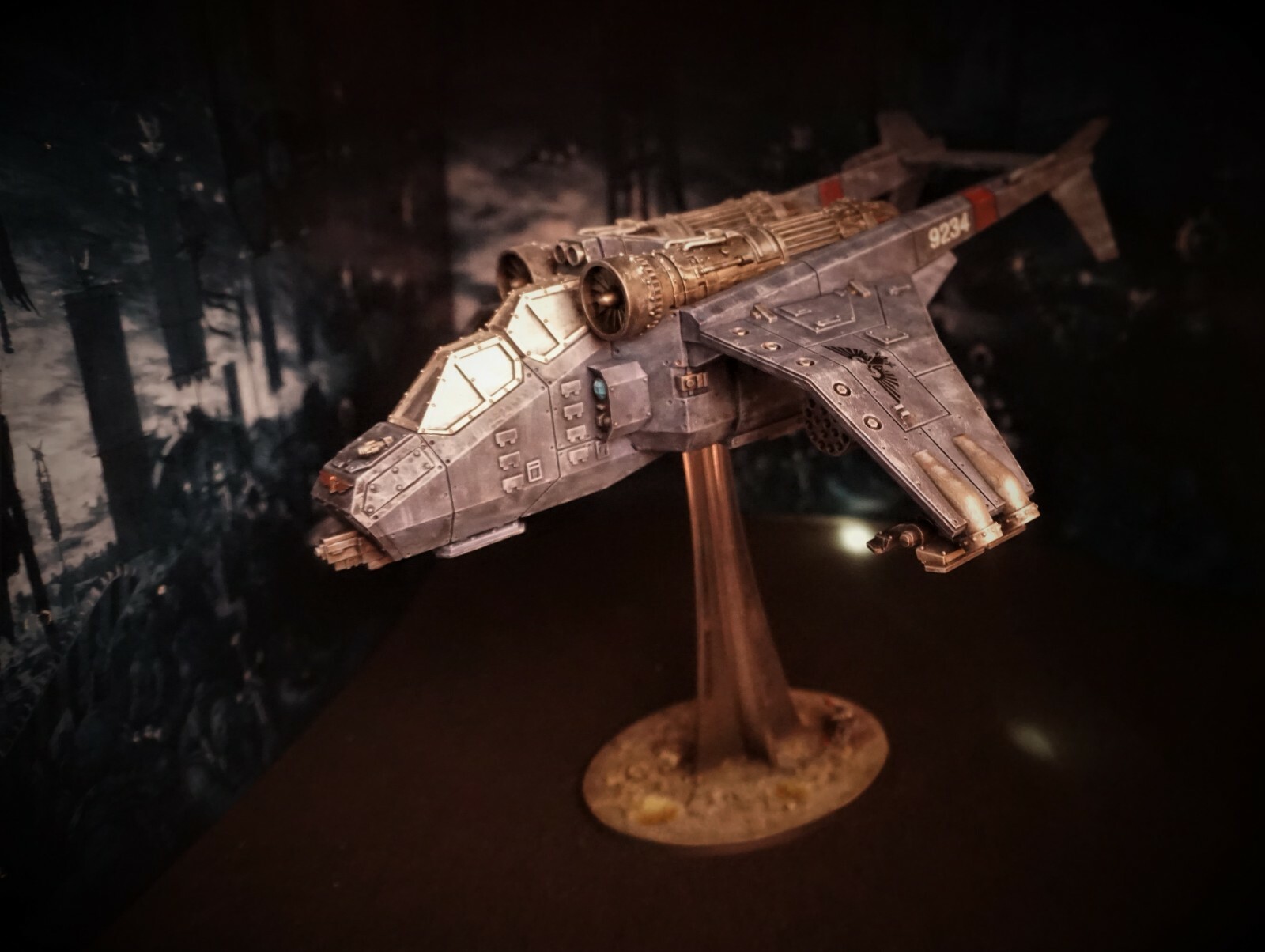 Death Korps of Krieg Valkyrie painted Warhammer 40k Astra Militarum | eBay