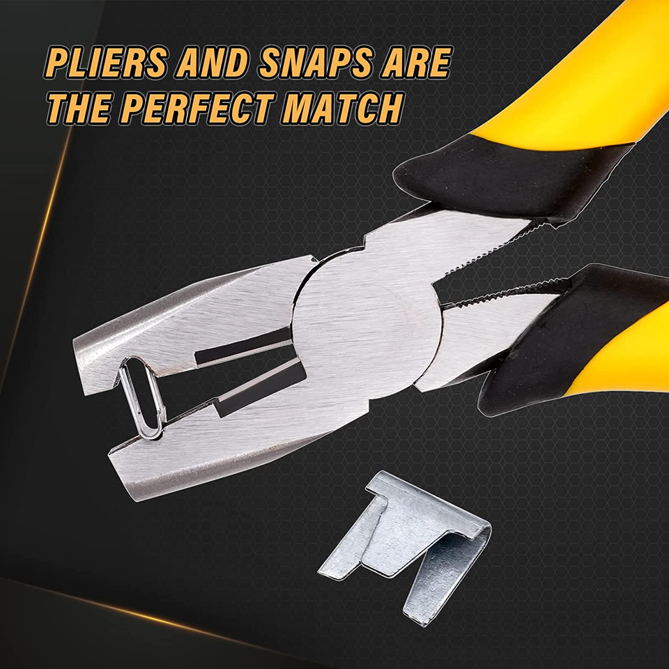 1200Pcs Wire Cage Clips with Hog Ring Pliers, Fencing Pliers for Animal ...