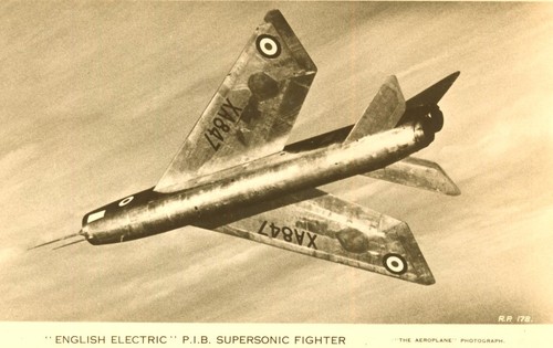 VERY FINE OFFICIAL PHOTOGRAPH OF THE FIRST ENGLISH ELECTRIC P1B ...
