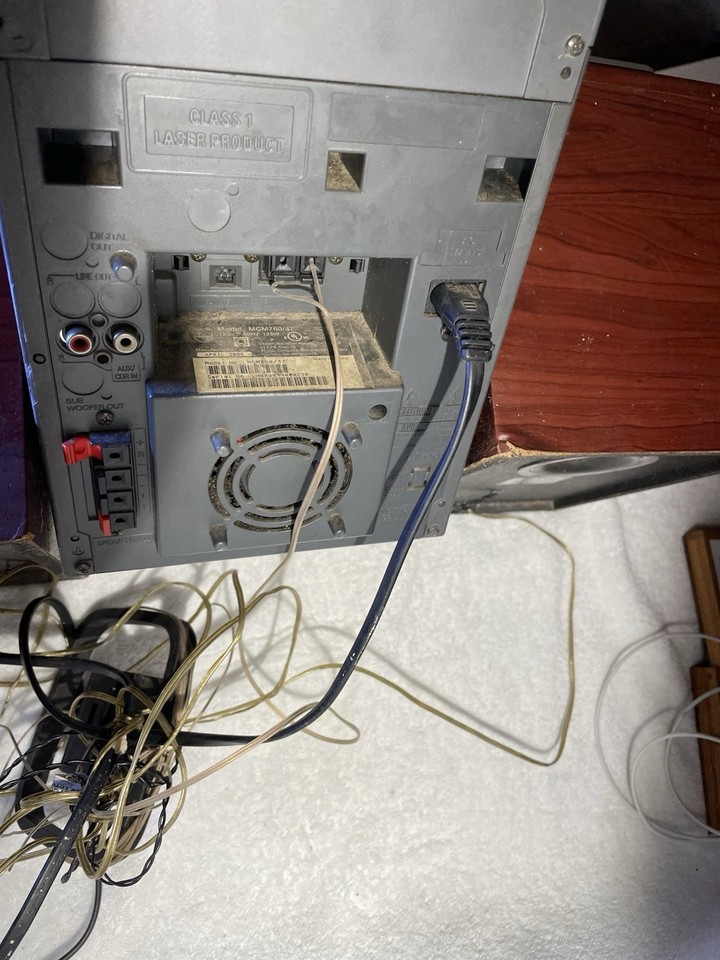 Philips MCM760 Hi-Fi Stereo Micro System & Phillips FWB-MC760 Speakers ...