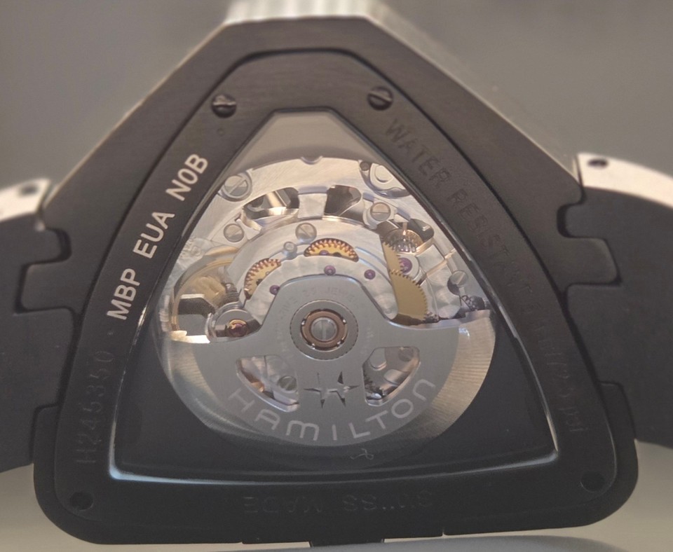 Hamilton Ventura Elvis 80 Auto Black PVD Swiss Automatic Men's Watch | eBay
